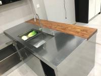 China moisture proof Modular Home Kitchen Cabinets Stainless Steel 304 Customized for sale