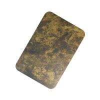 China Customized Embossed Stainless Steel Wall Cladding Sheet Decorative 3MM Thick for sale