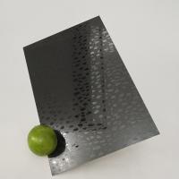 China Decorative Interior Stainless Steel Wall Cladding Etched Black Mirror PVD Coating for sale