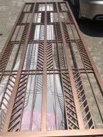 China Interior Stainless Steel Room Partition PVD Coating For Restaurant Decoration for sale