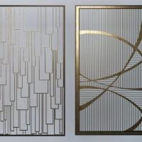 China Hairline Stainless Steel Partition for sale
