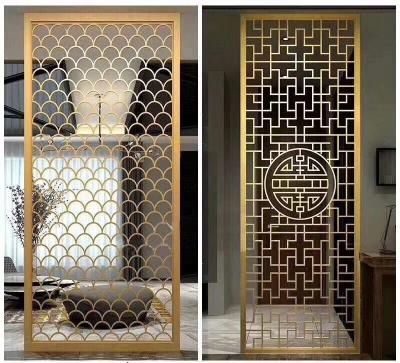 China Home Art Deco Stainless Steel Partition Metal Modern Polished for sale