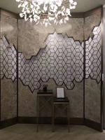 China Home Art Deco Stainless Steel Partition Metal Modern Polished for sale