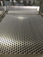China 2B Finish 304 Perforated Stainless Steel Sheet Metal Partition Customized for sale