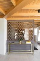 China Gold Stainless Steel Partition Decor Interior Room Dividers Walls Customized for sale