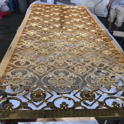 China Indoor Room Stainless Steel Partition Color Coating Multi Functional ISO9001 for sale