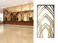 China Laser Cut Stainless Steel Partition Wall Decorative PVD Coating for sale