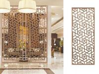 China Laser Cut Stainless Steel Partition Wall Decorative PVD Coating for sale