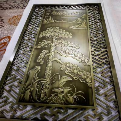 China Decorative 304 301 Stainless Steel Partition Screen Screen Cold Rolled Customized for sale