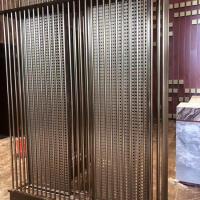 China Customized Indoor Stainless Steel Partition Wall For Public Space for sale