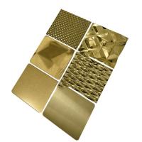 China Decorative 8K Mirror Color Stainless Steel Sheet PVD Coating Customized for sale