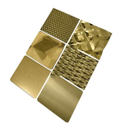 China Decorative 8K Mirror Color Stainless Steel Sheet PVD Coating Customized for sale
