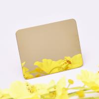 China Decorative 8K Mirror Color Stainless Steel Sheet PVD Coating Customized for sale