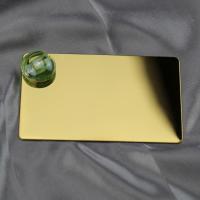 China PVD Mirror 201 Color Stainless Steel Sheet Coated Decorative for sale