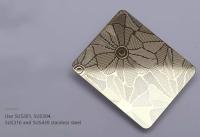 China Polished Gold Stainless Steel Sheet Decorative Embossing Metal Sheet for sale