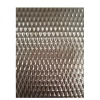 China 201 304 Stainless Steel Embossed Sheet Industrial Decoration SS Coloured Sheet for sale