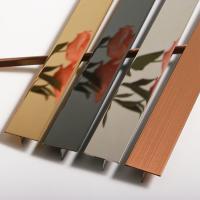China Wall Edge Metal 304 Stainless Steel Trim For Ceramic Protection for sale