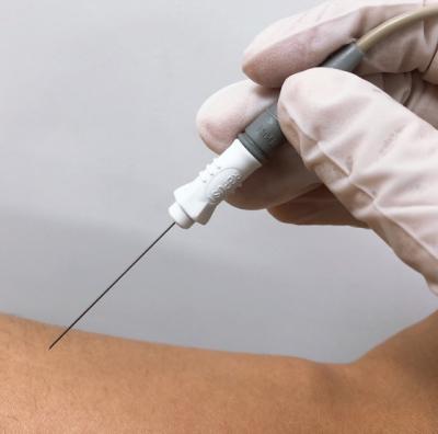 China New Version Disposable Concentric EMG Needle With White Plastic Handle for sale