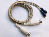 China Concentric Reusable Electrode Cable / EMG Shielded Cable for sale