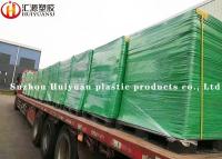 China Seal Edged Corrugated Plastic Layer Pads , Antibacterial Plastic Hollow Beverage Layer Pad for sale
