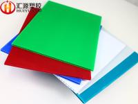 China Non Toxic Good Hardness Corrugated Fluted Plastic Sheet for sale