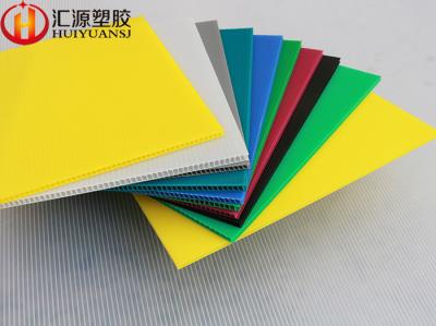 China Waterproof PP Corrugated Plastic Sheets , Impact Resistant Corflute Plastic Sheets for sale