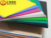 China Non Toxic Good Hardness Corrugated Fluted Plastic Sheet for sale