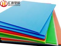China Colorful Anti UV Correx Corrugated Plastic Sheets for sale