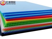 China Colorful Anti UV Correx Corrugated Plastic Sheets for sale