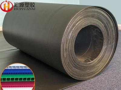 China 1m x 50m 280gsm ESD Black Corrugated Plastic Rolls for sale