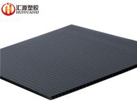 China 1m x 50m 280gsm ESD Black Corrugated Plastic Rolls for sale
