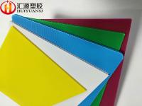China Waterproof 3mm Colored Corrugated Plastic Panels for sale