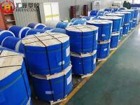 China Smooth Glossy 1mx50m 5mm Blue Corrugated Plastic Rolls for sale