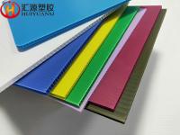 China Non Toxic 1220x2440mm Corrugated Plastic sheets 4x8 fluted plastic board for sale