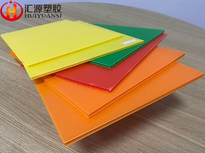 China Colorful Correx Fire Retardant Sheets , 4x8 Corrugated Plastic Sheet for sale