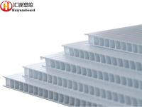 China Eco Friendly Flexible Blank Corrugated Plastic Sheets for sale