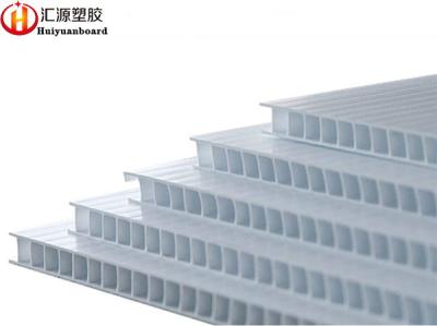 China Eco Friendly Flexible Blank Corrugated Plastic Sheets for sale