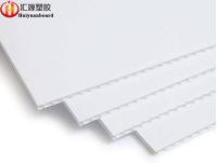 China Eco Friendly Flexible Blank Corrugated Plastic Sheets for sale