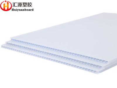 China Shockproof Printable White Corrugated Plastic Board for sale