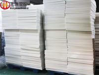 China Fire Rated 250GSM White Corrugated Plastic Sheets 4x8 for sale