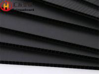 China Anti Static Waterproof Black Corrugated Plastic Sheets 4x8 for sale