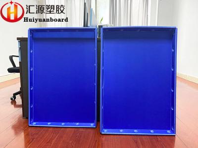 China Waterproof PP Corrugated Plastic Box , Stackable Corrugated Plastic Totes for sale