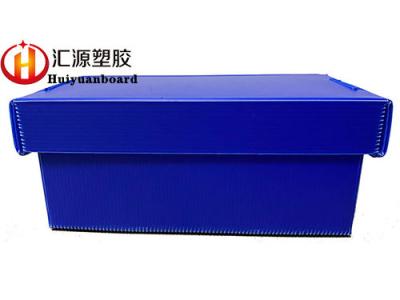 China Heavy Duty 1200gsm Corrugated Plastic Box With Lid for sale