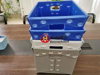 China Polypropylene Corrugated Plastic Totes , Stackable Correx Storage Boxes for sale