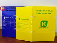 China Printable Foldable Plastic Corrugated Bins for sale