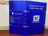China Impact Resistant 3mm Foldable Corrugated Plastic Box for sale
