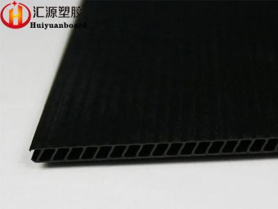 China Impact Resistant Black Corrugated Plastic Boards Polypropylene Correx Sheets for sale