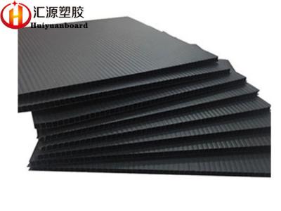 China 2mm Black Corrugated Polypropylene Floor Protector for sale