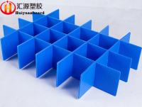 China Stackable Corrugated Plastic Dividers , Blue Correx Storage Boxes for sale