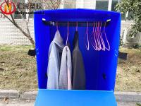 China 1200gsm Corrugated Plastic Wardrobe Box for sale